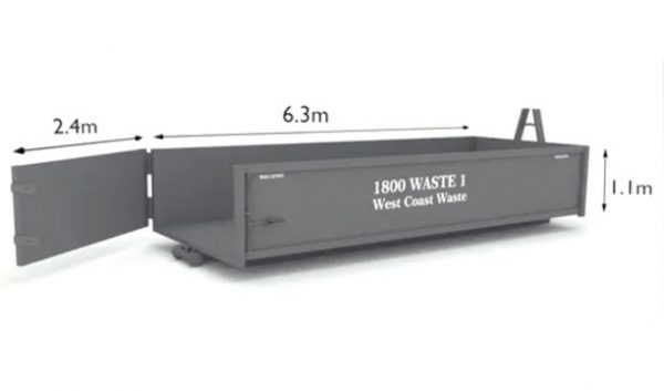 15m3 Hook Bin – West Coast Waste