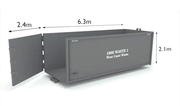 30m3 Hook Bin – West Coast Waste